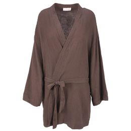 Seasons of April Kimono 'Kehlani' Damen Gr&ouml;&szlig;e XS/XL mokka