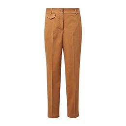 comma, COMMA Pleated Pants female size 46 Cognac
