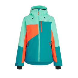 O'neill Skijacke 'FWC'Cruz Triple' Damen Gr&ouml;&szlig;e S mint / jade / orange / schwarz