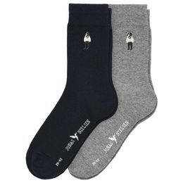 VanVaan 2 Paar Herren Socken im Doppelpack
