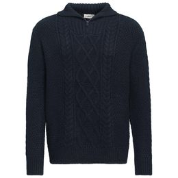 VanVaan Herren Strickpullover mit Zopf-Muster