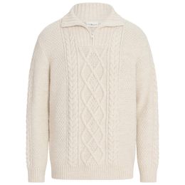 VanVaan Herren Strickpullover mit Zopf-Muster