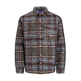 Jack & Jones Jack & Jones Hemd 'DENVER' Herren Gr&ouml;&szlig;e XXL opal / schoko / graumeliert / wei&szlig;