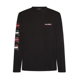 K by KARL LAGERFELD Karl Lagerfeld T-shirt ' IKON LONG-SLEEVED ' Herren Gr&ouml;&szlig;e XS schwarz