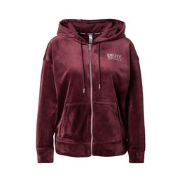 DKNY Performance Sportsweatjacke Damen Gr&ouml;&szlig;e M weinrot