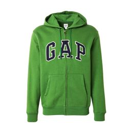 GAP Sweatjacke 'HERITAGE' Herren Gr&ouml;&szlig;e S navy / limette / wei&szlig;