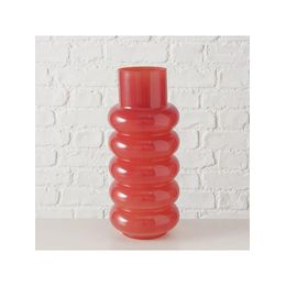 Boltze Vase ''Ribbo'' in Rot - (H)35 x &Oslash; 15 cm - 32% | Kerzen-vasen