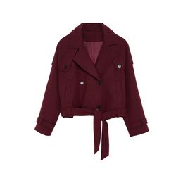 Trendyol Jacke Damen Gr&ouml;&szlig;e M burgunder