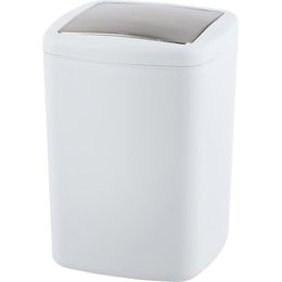 Wenko Schwingdeckeleimer "Barcelona" in Wei&szlig; - 8,5 l - 17% | Muelleimer