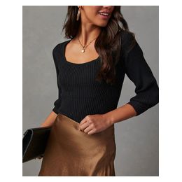 Milan Kiss Pullover in Schwarz - 55% | Größe S | Damen-pullover-cardigans