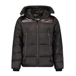 Geographical Norway Winterjacke "Bayou" in Schwarz - 65% | Größe XL | Herren-plussize