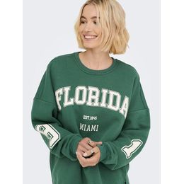 Only Sweatshirt in Grün - 27% | Größe S | Damen-sweatshirts-jacken