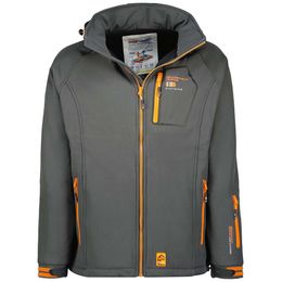 Geographical Norway Softshelljacke "Riziere" in Anthrazit - 71% | Größe M | Herren-outdoorjacken