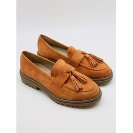 Bellucci Mokassins in Orange - 44% | Größe 39 | Damen-schuhe-halbschuhe