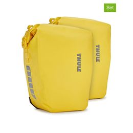 Thule 2er-Set: Fahrradtaschen in Gelb - (B)46 x (H)41 x (T)13 cm - 25 l - 48% | Damen-outdoor-ausruestung