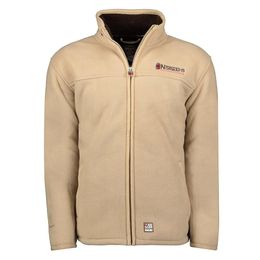 Geographical Norway Fleecejacke in Beige - 64% | Gr&ouml;&szlig;e L | Herren-pullover-sport