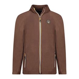 Geographical Norway Fleecejacke "Tugim" in Braun - 53% | Größe L | Herren-pullover-sport