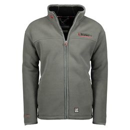 Geographical Norway Fleecejacke in Khaki - 68% | Gr&ouml;&szlig;e XL | Herren-pullover-sport