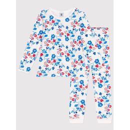 Petit Bateau Pyjama in Weiß - 61% | Größe 86 | Baby-waesche