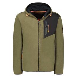 Geographical Norway Fleecejacke "Tenergie" in Khaki - 66% | Größe M | Herren-pullover-sport