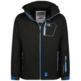 Geographical Norway Softshelljacke "Riziere" in Schwarz - 71% | Größe L | Herren-outdoorjacken