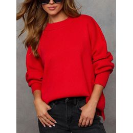 Milan Kiss Pullover in Rot - 65% | Größe S | Damen-pullover-cardigans