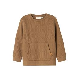 Lil Atelier Sweatshirt in Hellbraun - 33% | Größe 122/128 | Kinder-sweatshirts-jacken