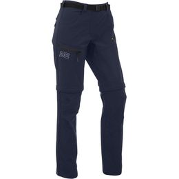 Maul Sport Zipp-Off-Trekkinghose "Oakville 2XT" in Dunkelblau - 54% | Größe 48 | Damen-sporthosen