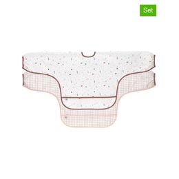 Lässig Lässig 2er-Set: Lätzchen "Garden Explorer Snail" in Bunt/ Weiß - 10% | Laetzchen