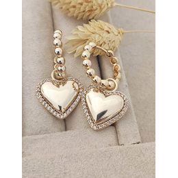 Luja Bijoux Vergold. Creolen mit Zirkonia - 69% | Schmuck