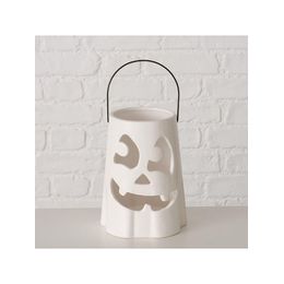 Boltze Windlicht ''Bou'' in Wei&szlig; - (H)17,8 x &Oslash; 14 cm - 10% | Kerzen-vasen