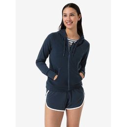 super.natural Sweatjacke "Everyday" in Dunkelblau - 50% | Größe M | Damen-sweatshirts-jacken