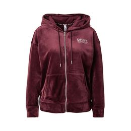 DKNY Performance Sportsweatjacke Damen Gr&ouml;&szlig;e M weinrot