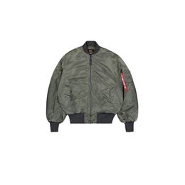 Alpha Industries Jacke 'MA-1 Distressed' Herren Größe XS dunkelgrau / khaki