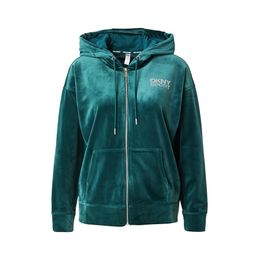 DKNY Performance Athletic Zip-Up Hoodie female Green size XS