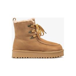 Unisa Leder-Boots "Friends" in Hellbraun - 41% | Größe 37 | Damen-stiefel