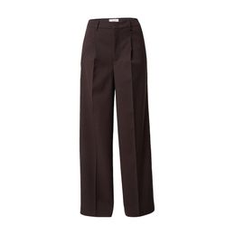 N&uuml;mph N&uuml;mph Pleat-Front Pants 'MATHY' female Brown size 34