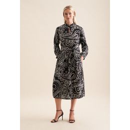 Seidensticker Kleid 'The Statet Prints' Damen Gr&ouml;&szlig;e 40 schwarz / wei&szlig; Winterkleid