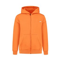 Smilodox Lyanna Basic Zipper Hoodie Damen Größe L orange