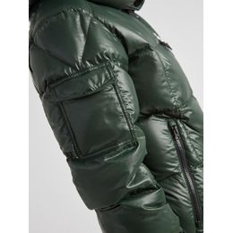 Jack1t Jacke ' EZ Boxed Ultra Lang Puffer Lux ' Damen Gr&ouml;&szlig;e XL braun