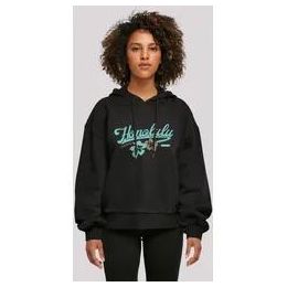 T-Shirt F4NT4STIC "Honolulu", Damen, Gr. 4XL, schwarz, Obermaterial: 100% Baumwolle, oversize, ohne Bündchen, Shirts, Print