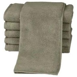 Gästehandtücher Ross "Sensual 9000", grau (flanell), B:30cm L:50cm, Frottier, Obermaterial: 100% Baumwolle, Handtücher, mit Aloe-Vera-Öl veredelt