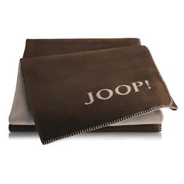 JOOP! Wohndecke JOOP! HW 2025/26, Mokka, Graubraun, Textil, 150x200 cm, Kettelrand, Wohntextilien, Decken, Kuscheldecken