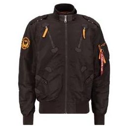 Bomberjacke Alpha Industries "Falcon II Light", Herren, Gr. M, braun (hunter braun), Obermaterial: 100% Nylon, Futter: 100% Nylon, Jacken