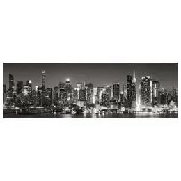 Express Küchen Küchenrückwand EXPRESS KÜCHEN "New York", grau, B:180cm H:55,9cm, Holzwerkstoff, Spritzschutzwände
