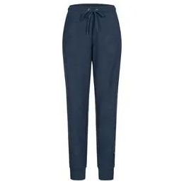 Regenhose LPO "Damen Hose Babette", Damen, Gr. 24, Normalgrößen, blau (navy blazer melange), 50% Viskose, 45% Polyester, 5% Elasthan, Hosen