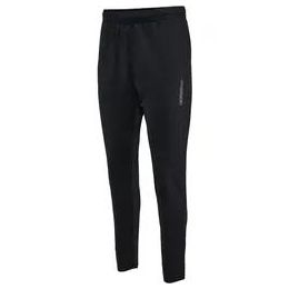 Trainingshose Hummel "hmlTE STRENGTH TRAINING PANTS", Herren, Gr. XL, N-Gr, schwarz, Obermaterial: 90% Polyester, 10% Elasthan, regular fit, Hosen