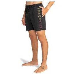 Boardshorts Billabong "All Day Heritage Layback 16"", Herren, Gr. M, schwarz, 100% Polyester, Hosen