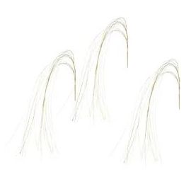 Kunstblume I.GE.A. "Graszweig", gold (goldfarben), B:10cm H:100cm L:16cm, Obermaterial: 100% Kunststoff, Kunstpflanzen, Dekozweig, 2er Set