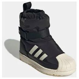 Winterstiefel Adidas ORIGINALS "SUPERSTAR 360 WINTERIZED STIEFEL FÜR KINDER", Damen, Gr. 32, core schwarz, wonder weiß, carbon, Synthetik, Textil, Schuhe, Winterschuhe, Winterboots, Snowboots